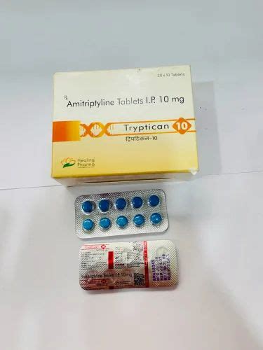 Tryptican 10mg Amitriptyline Tablets At ₹ 50strip Antidepressant