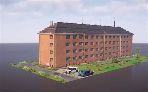 Eastern European Apartment Building Schematic Download Minecraft Map
