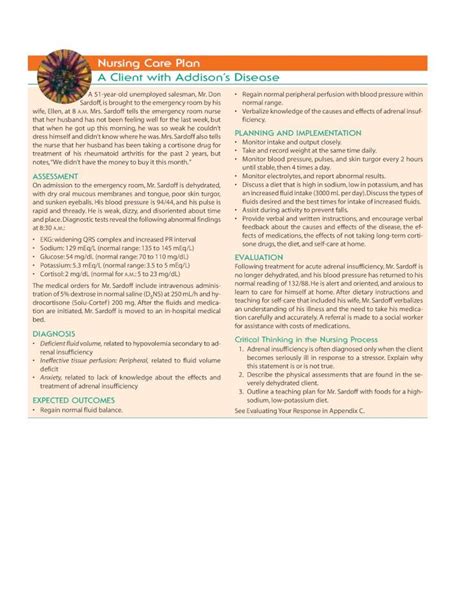 Pdf Sample Ncp For Addisons Disease Dokumen Tips