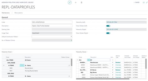 How To Edit Hierarchy Relations For Data Profiles