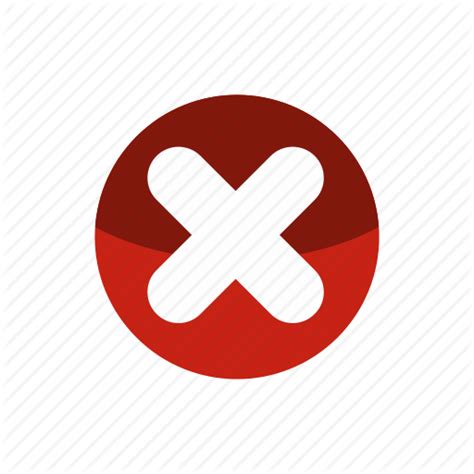 Wrong Icon At Getdrawings Free Download