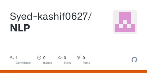 Github Syed Kashif0627nlp