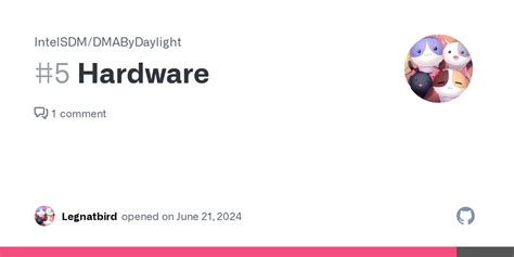 Hardware Issue IntelSDM DMAByDaylight GitHub