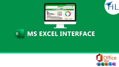 ms excel interface identifying basic parts of the excel window