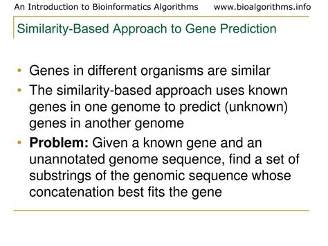ppt gene prediction similarity based approaches powerpoint