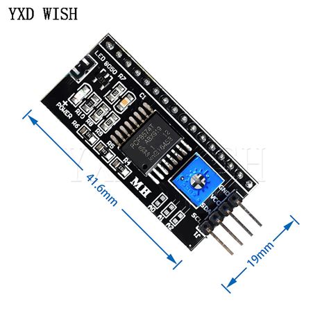 5pcs Pcf8574 Iic I2c Twi Spi Serial Interface Board Port 1602 2004 Lcd