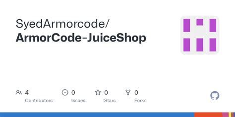 Github Syedarmorcodearmorcode Juiceshop