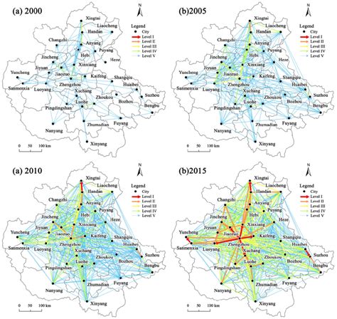 The Spatial Relation Of Static Networks In Zhongyuan Urban Download Scientific Diagram