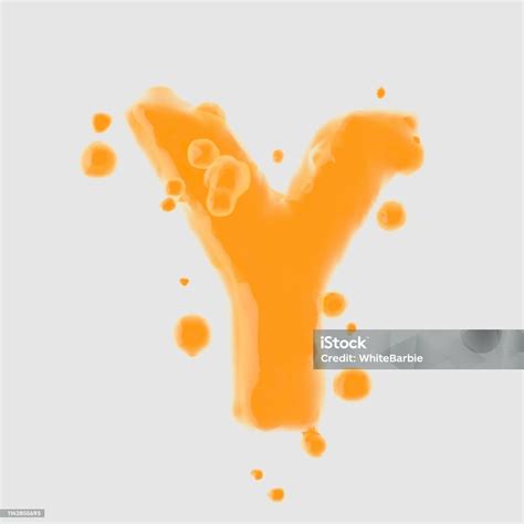 3d 문자 Y 대문자 흰색 배경에 고립 된 방울과 오렌지 주스 글꼴 0명에 대한 스톡 사진 및 기타 이미지 0명 3차원 형태 감귤류 과일 Istock