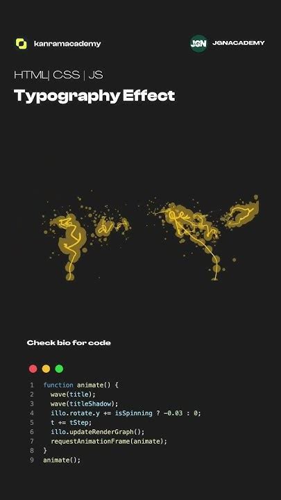 typography effect html css codinglife codingshorts shortsviral code programming edit