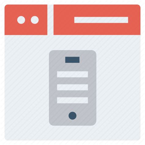 Browser Mobile Page Phone Web Webpage Website Icon Download On