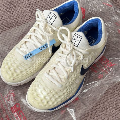 나이키 여성용 줌 케이지 3 Hc 테니스화 화이트블루 테니스의류 용품 중고나라