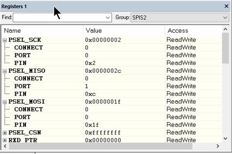 Spim Registers Dont Match What Was Configured Nordic Qanda Nordic