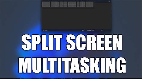 How To Enable Or Disable Split Screen Multitasking In Windows YouTube