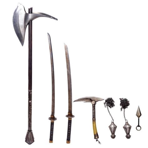 Lot 169 Guardian Weapons Assortment Umbrella Academy The 2019