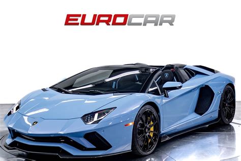 Lamborghini Aventador Light Blue 24 Lamborghini Aventador Roadster Sv