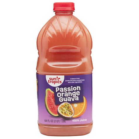 Passion Orange Guava 100 Juice Sun Tropics
