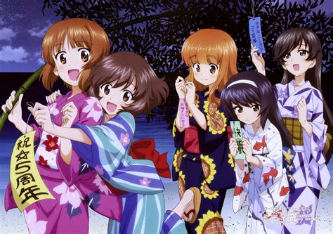 Girls Und Panzer Mako Reizei Tank Field 1080p Miho Nishizumi Hana