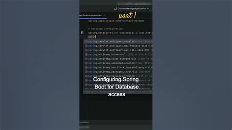 Part 1 Application Properties Configuration Java Springboot Javaprogramming Coding Youtube