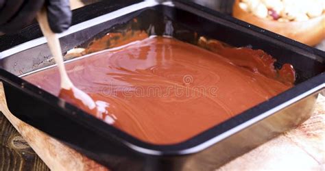 Making Chocolate From High Quality Cocoa And Cocoa Butter With Sugar Stock Video Video Of