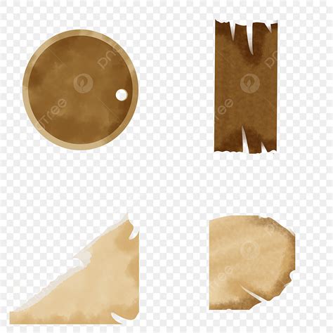 벡터 일러스트 레이 션 빈티지 스크랩북 종이 무료 Png 찢어진 종이 종이 늙은 스크랩북 Png 일러스트 및 Psd 이미지