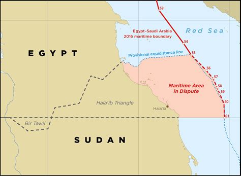 Egypt Sudan Land Boundary Sovereign Limits