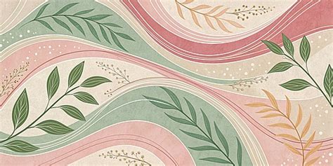 An Abstract Soft Color Design With Flowing Curved Shapes In Pastel Shades Background Soft Color