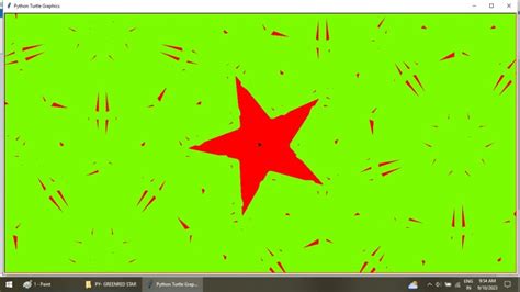Python Program To Basic New Tkinter Py Greenred Star Using The Python