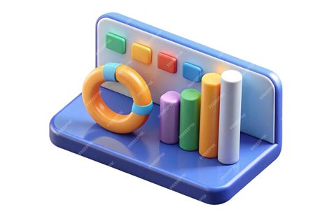 Flat Glossy Chart Interface Showing Performance Metrics Smart Business Tone Illustration