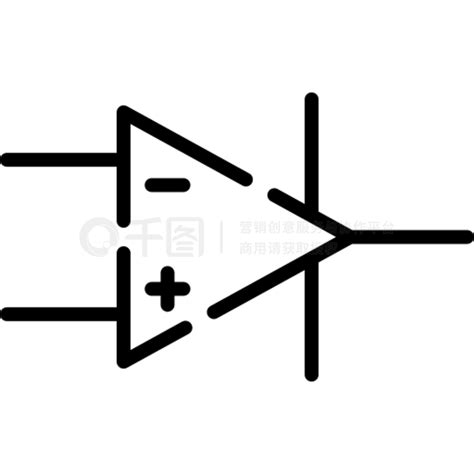 电气元件网页ui运算放大器模板免费下载svg格式512像素编号48994946 千图网