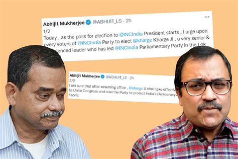 tmc leader kunal ghosh reacted on abhijit mukherjee s tweet on congress