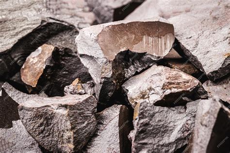 Premium Photo Iron Ore Rocks From Which Metallic Iron Can Be Obtained Iron Extracted From