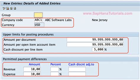 Define Tolerance Groups For Employees In Sap S4 Hana Sap Hana Tutorials