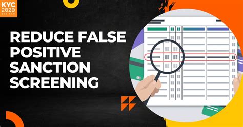 how to reduce false positives in sanction screening blog