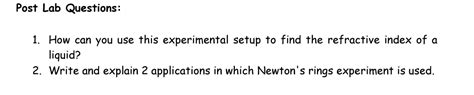 Solved Post Lab Questions 1 How Can You Use This