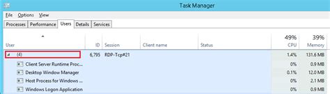 Blank Usernames On The Users Tab Of Task Manager Microsoft Qanda