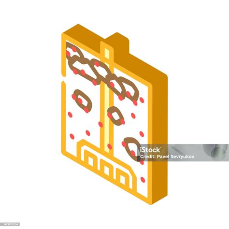 슬러리 탱크 황화물 구리 광석 아이소메트릭 아이콘 벡터 일러스트 레이 션 0명에 대한 스톡 벡터 아트 및 기타 이미지 0명