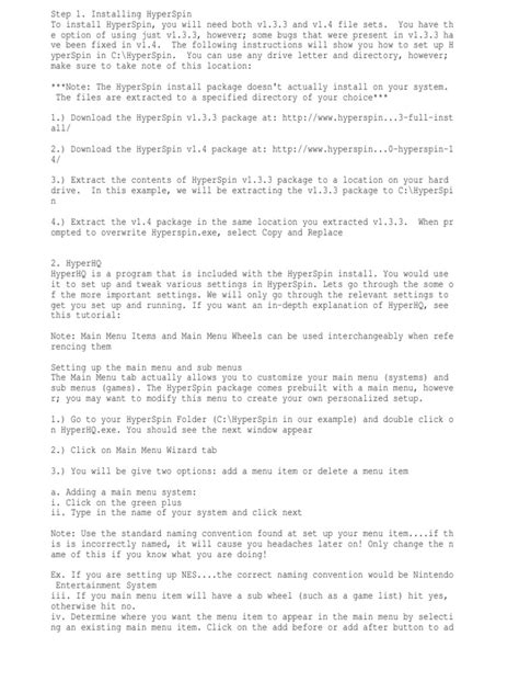 Hyperspin Download Free Pdf Zip File Format Menu Computing Hyperspin Download Free Pdf Zip File Format Menu Computing
