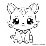 Kawaii Animals Coloring Pages Free And Printable