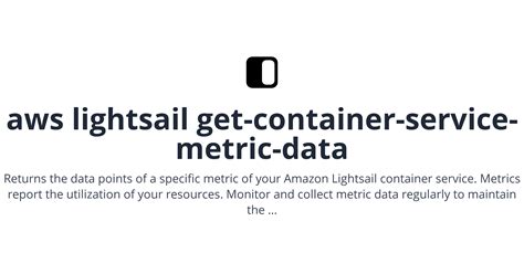 Aws Lightsail Get Container Service Metric Data Fig