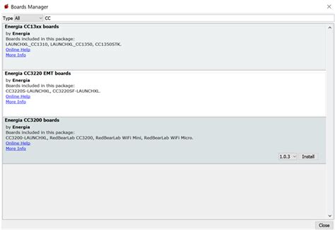 Does Energia Ide Supports The Msp430fr6989 And Cc2640r2f Mcus