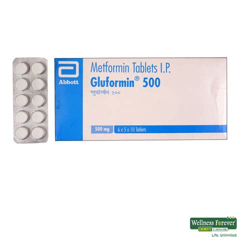 Buy Gluformin 500mg 10 Tablets Online At Best Prices Wellness Forever