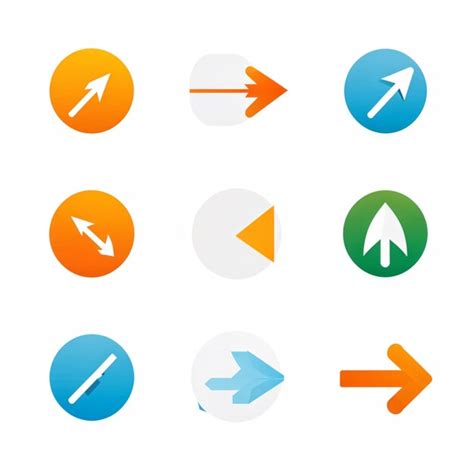 Minimal Navigation Arrows And Icons Set Premium Ai Generated Image