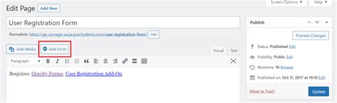 Embedding Gravity Forms In WordPress Shortcodes More
