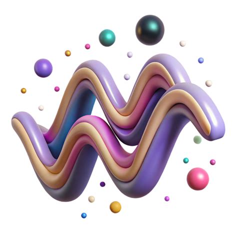 Dramatic Traditional Dynamic Waveform Pattern Isolated Element Original