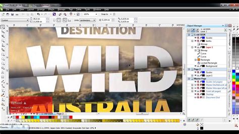 How To Make Text Effect WILD Look Like On NatGEOWild Using CorelDRAW YouTube