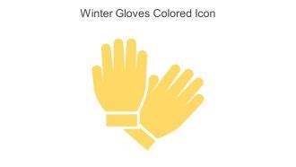 Winter Gloves Colored Icon In Powerpoint Pptx Png And Editable Eps Format PPT Presentation