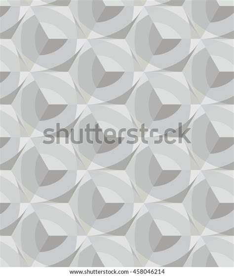 Hexagon Vector Pattern Repeating Linear Hexagon Stock Vector Royalty