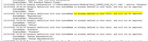 Solved Importexport Vault Configuration Autodesk Community