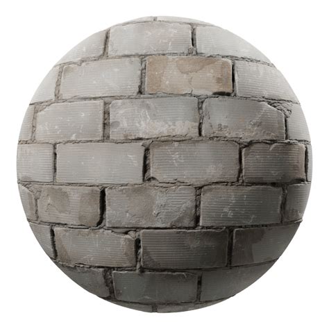 Shoddy Concrete Block Wall Texture Poliigon